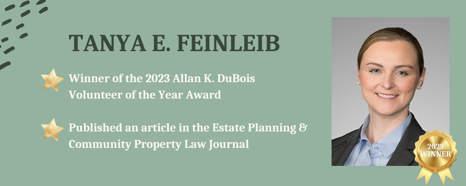 Tanya Feinleib wins Allan K. DuBois Volunteer of the Year Award ...