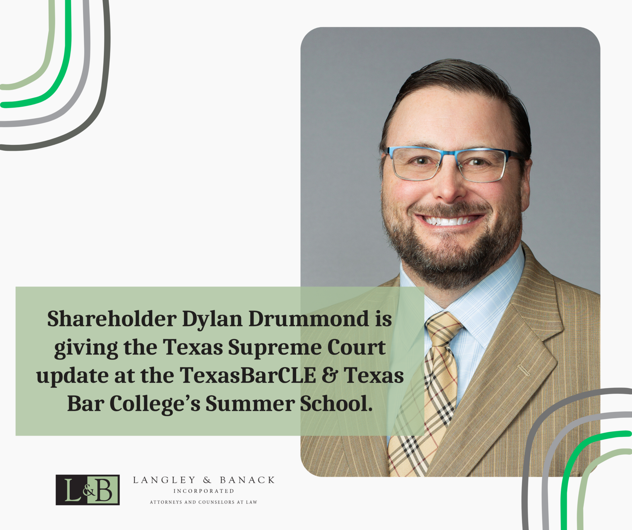 Shareholder Dylan Drummond Speaking at the 27th Annual Texas Bar ...